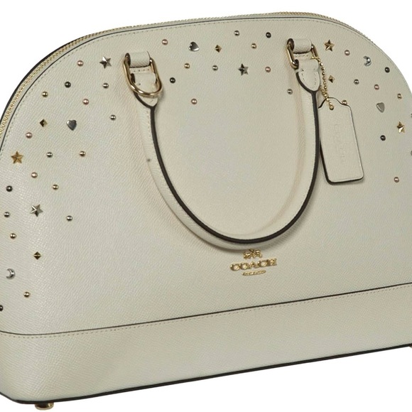 Coach | Bags | Coach Leather Star Studded Sierra Satchel Purse | Poshmark